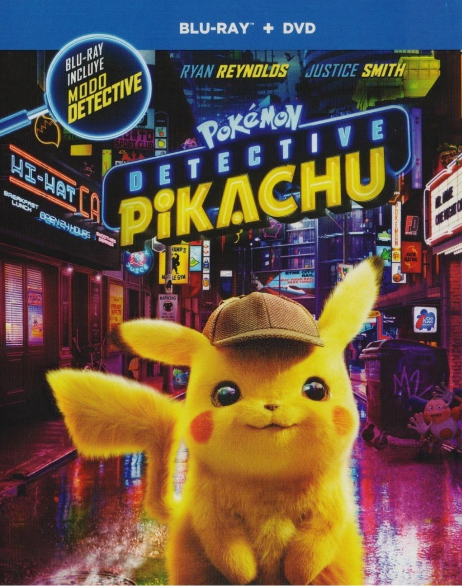 Pokemon Detective Pikachu Ryan Reynolds Pelicula Blu-ray+dvd Warner ...