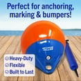 Boat Buoy Float, 12" Round, Small Mooring Buoy Ball, Anchor Ball, Dock ...