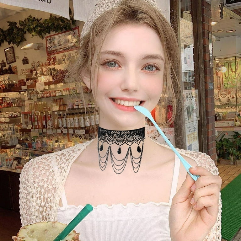 Velvet choker set store