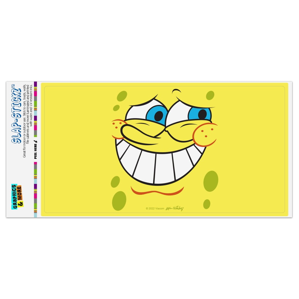 SpongeBob Guilty Face Automotive Car Window Locker Bumper Sticker ...