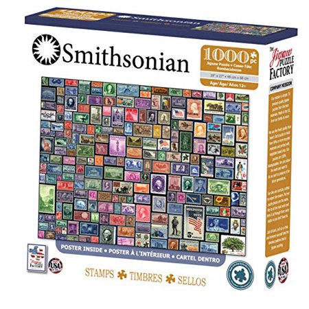 The Jigsaw Puzzle Factory Smithsonian-Stamps Jigsaw Puzzle (1000 Piece ...