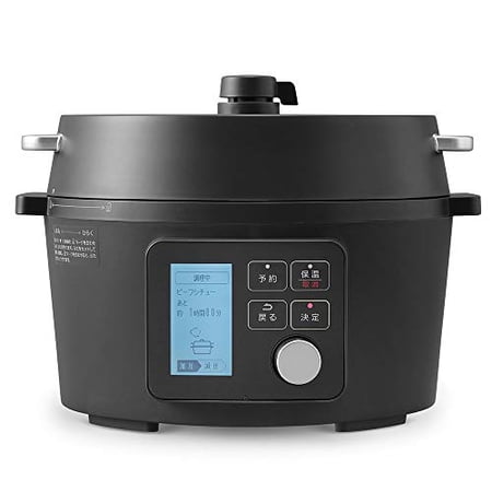 Iris Ohyama Electric Pressure Pot 4.0L Automatic Menu 90 Types 2WAY ...