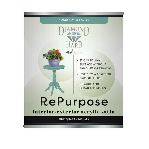 Diamond Hard RePurpose Paint, Quart, Serenity - Walmart.com