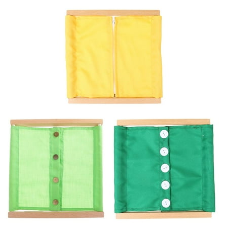 Montessori Practical Life Material - Zipping Buttoning Dressing Frame ...