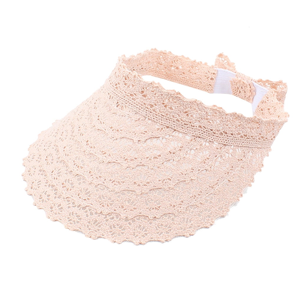 iOPQO Baseball Caps Fashion Women Sun Lace Hat Wide Large Beach Hats ...