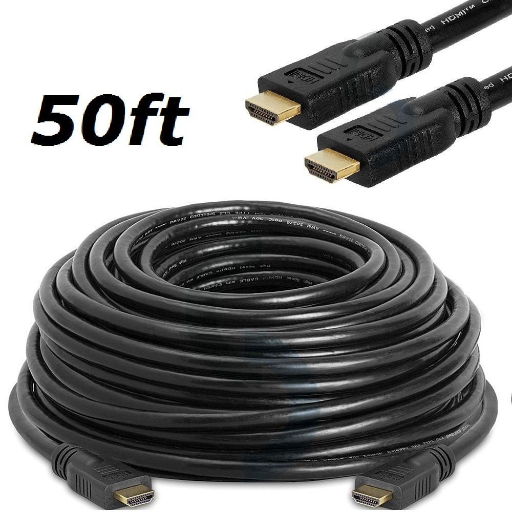 CableVantage 50FT 50 FT HDMI Cable HDMI Cable HDMI 50FT Gold Plated CableVantage 50FT 50 FT HDMI Cable HDMI Cable HDMI 50FT Gold Plated