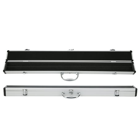 Cergrey Pool Cue Box,1/2 Snooker Pool Cue Case Soft Foam Lining ...