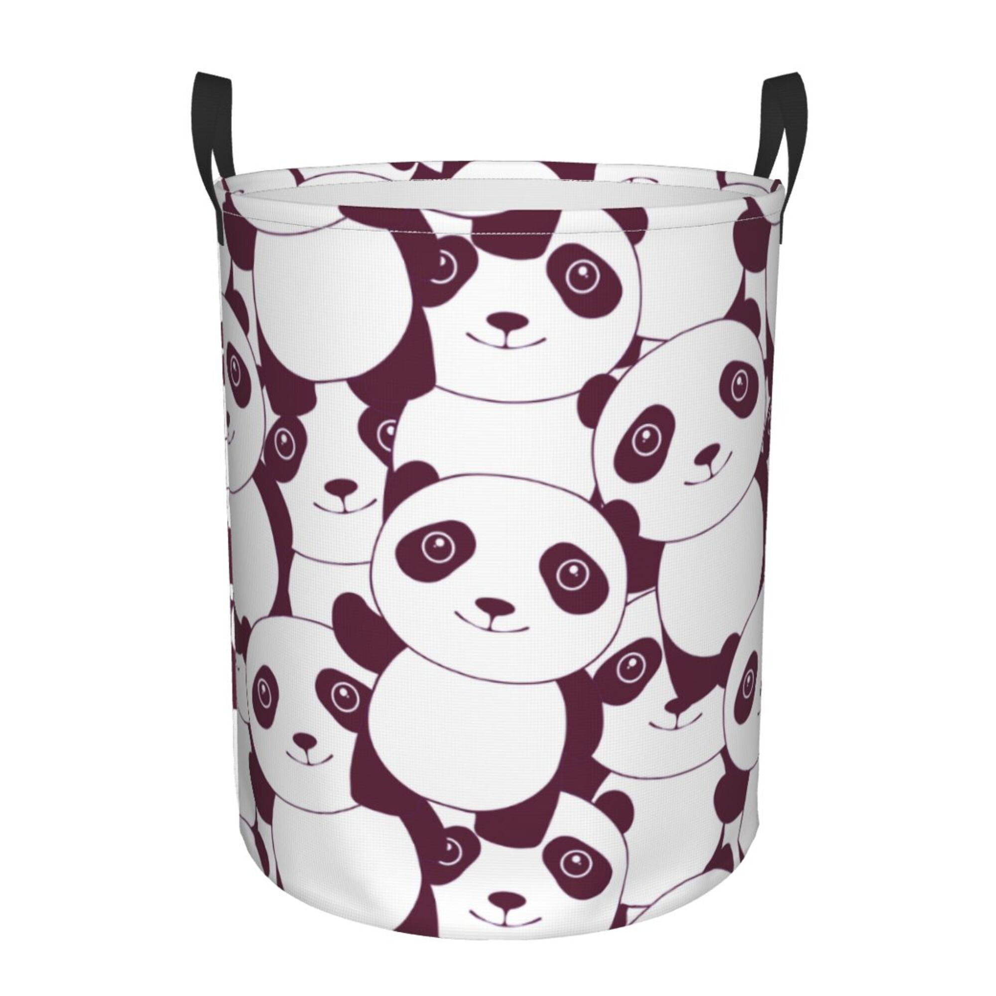 TEQUAN Waterproof Laundry Hampers, Cute Panda Animal Pattern Clothes ...