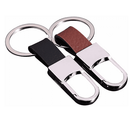 2 Pieces Car Keychain, Leather Keychain, Men's Keychain, Men's Metal ...