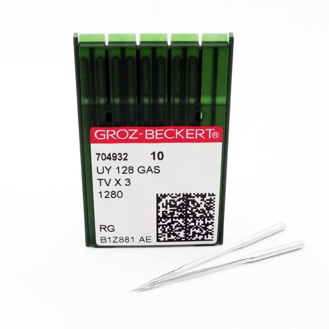 10 Pk. Groz-Beckert UY128GAS UYX128GAS TVX3 Coverstitch And Chainstitch Needles 12(Metric size ...