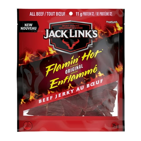Jack Link’s Flamin’ Hot Original flavoured Beef Jerky, 75g - Walmart.ca