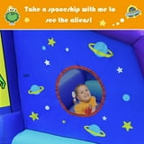 Gymax Inflatable Bouncer Alien Bounce House Kids Jump Slide Ball Pit Without Blower - Walmart.com