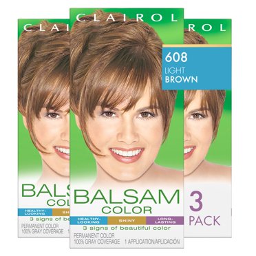 Pack of (2) Clairol Balsam Permanent Hair Color, 600 Palest Blonde ...