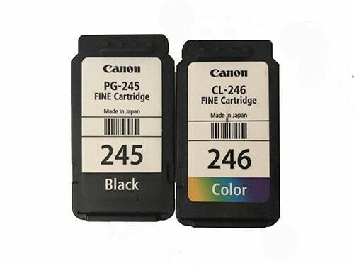 Original PG-245 Black and CL-246 Color Ink Cartridge for PIXMA MG2522 ...