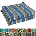 Blazing Needles Patterned Outdoor Spun Polyester Chair Cushions, Set of ...