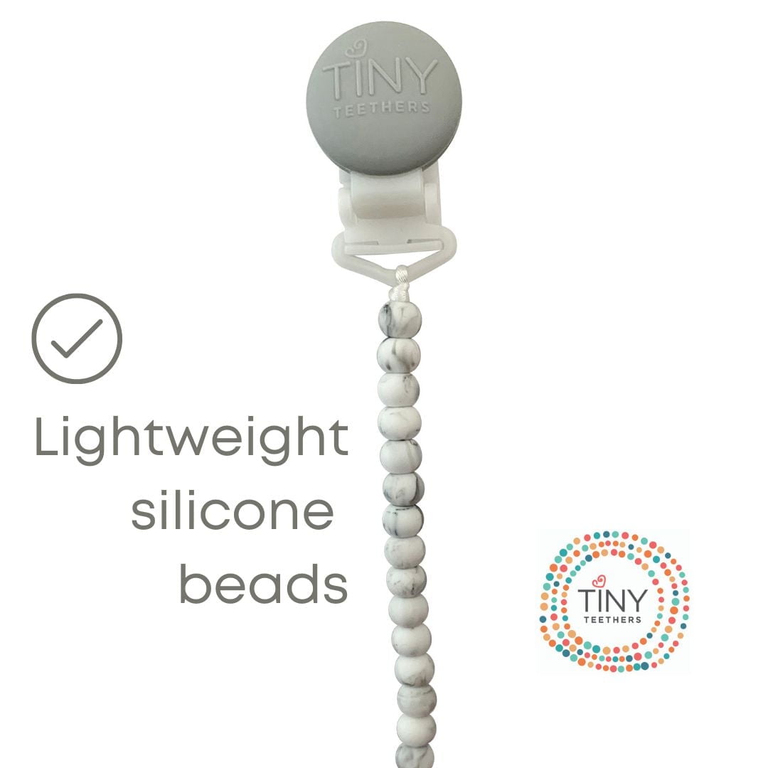 Click here for Tiny Teethers Clip-On Silicone Pacifier Clip 8 Inc... prices
