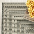 Better Homes & Gardens 7’x10’ Woven Gray Border Outdoor Rug - Walmart.com