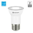 EcoSmart 4.5W (35W Equivalent) Bright White Flood Light Bulbs, Dimmable ...