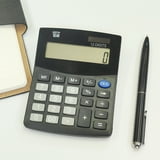 Pen+Gear 12-Digit Mini Desktop Calculator, Black - Walmart.com