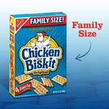 Chicken in a Biskit Original Baked Snack Crackers, Family Size, 12 oz ...