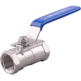 1 count Type Stainless 1/2 Inch Ball Valve NPT Standard Port with Male ...