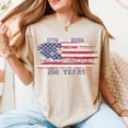 CLOTEX USA 250th Anniversary T-Shirt Patriotic American Flag Home Brave ...