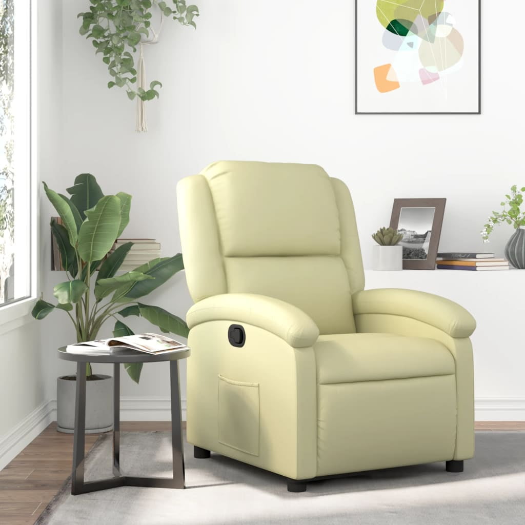 Click here for Vidaxl Recliner Chair Cream Real Leather prices