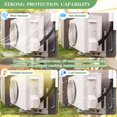 3 Layers HVAC Copper Pipe Insulation Cover, 78.7''x11.8'' Outdoor AC ...