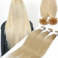 SEGO U Tip Hair Extensions, 100% Remy Human, Pre Bonded Fusion, Keratin ...