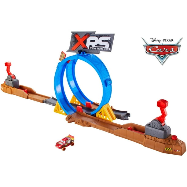 Disney/Pixar Cars XRS Mud Racing Crash Challenge Playset - Walmart.com ...