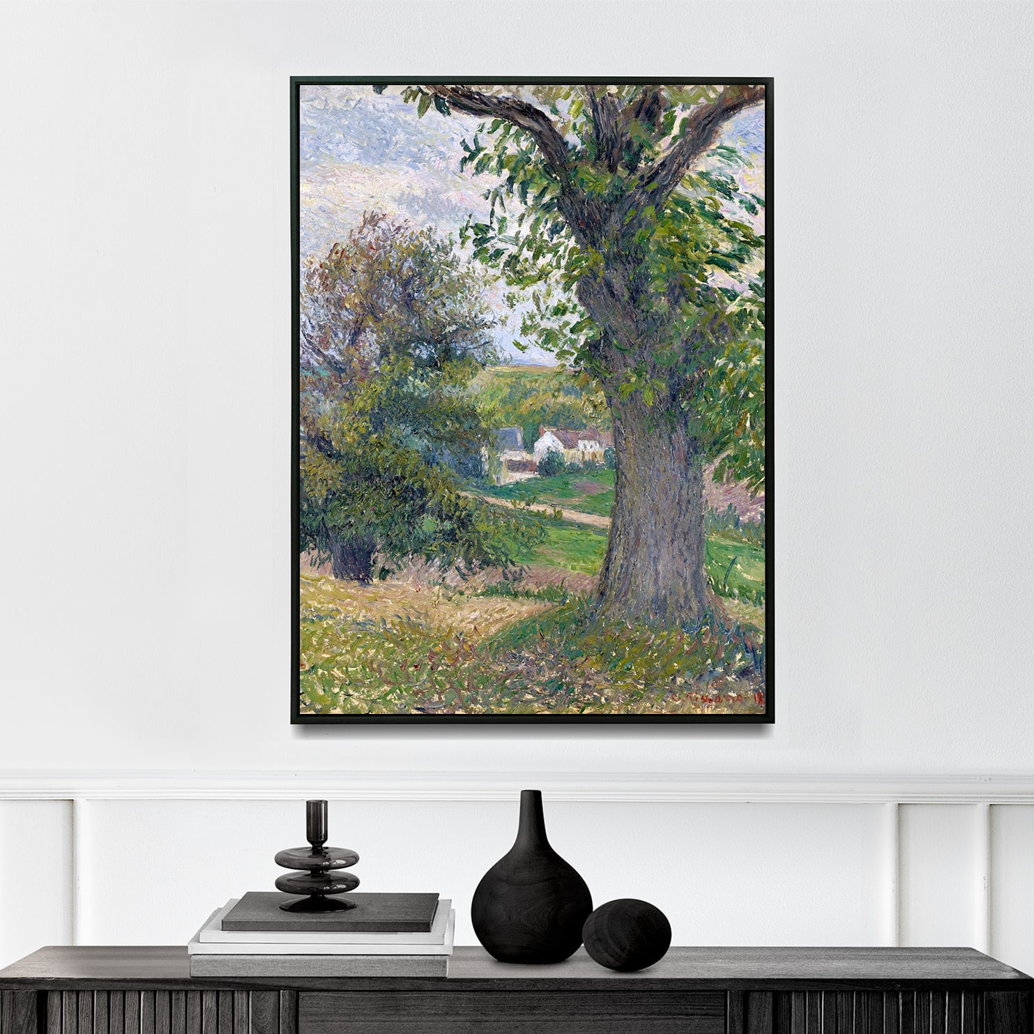 Chestnut Trees in Osny - 1883 | Camille Pissarro | Premium Fine Art ...