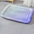 A Summer Pet Cooling Mat Ice Pad Cat Dog Bed Kennel Cool Fiber Fabric ...