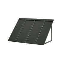 VEVOR Fixed Metal Awning 80 x 36 in, Window Awning Door Canopy, Stable ...