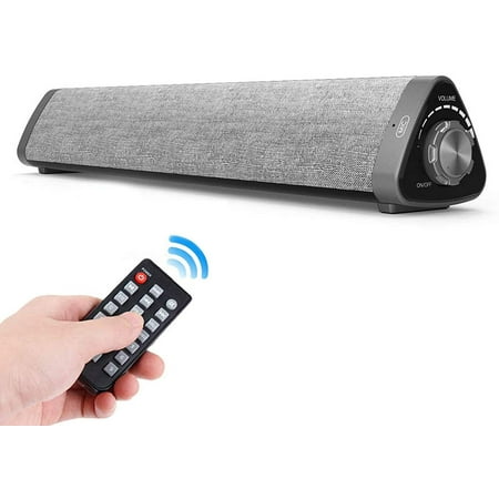 Soundbar, SalemHms Sound Bar with Built-in Mic and Bluetooth, Wired and ...