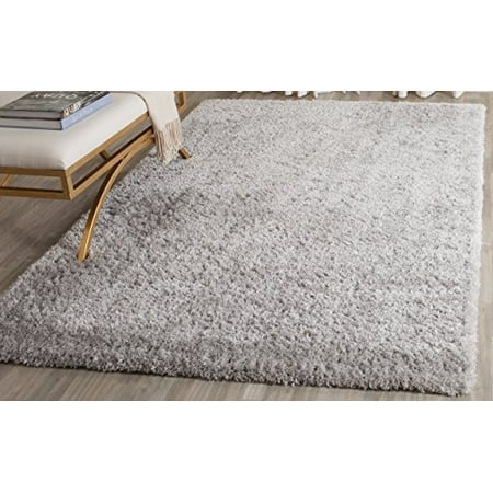 SAFAVIEH Indie Shag Collection SGI320B Solid Non-Shedding Living Room ...