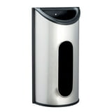 Estilo Wall Mount Shopping Bag Saver, Holder, and Dispenser, Brushed ...