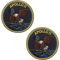 Apollo Mission Patch Set Apollo1,7,8,9,10,11,12,13,14,15,16,17, Space Embroidered Patches,60th ...