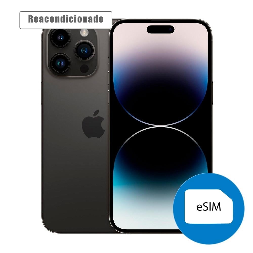 iPhone 14 Pro Max Apple 128GB eSIM Negro Reacondicionado | Bodega Aurrera en línea