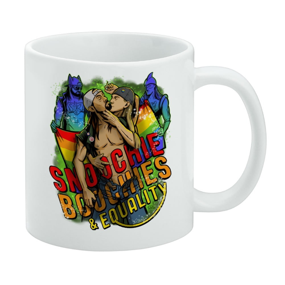 Jay and Silent Bob Smoochie Boochies and Equality White Mug - Walmart.com