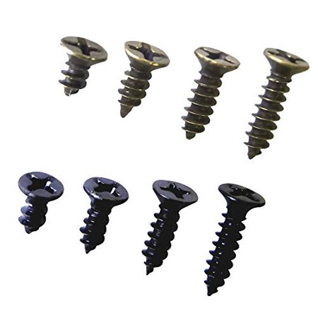 Mini Skater 800PCS #3 Small Cross Flat Head Tapping Screws Black Oxide ...