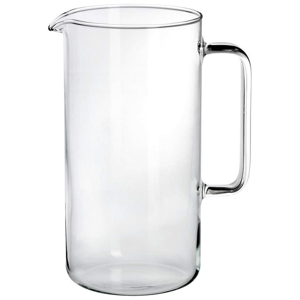 Simax Glassware Clear Glass Pitcher | 2.1 Quart. Borosilicate Glass ...