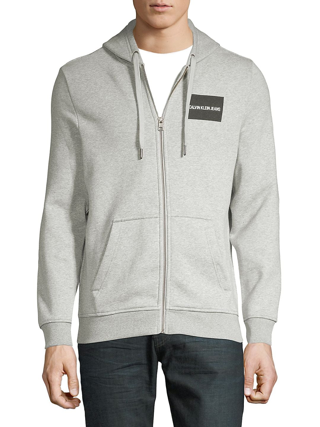 Logo Zip Front Hoodie - Walmart.com