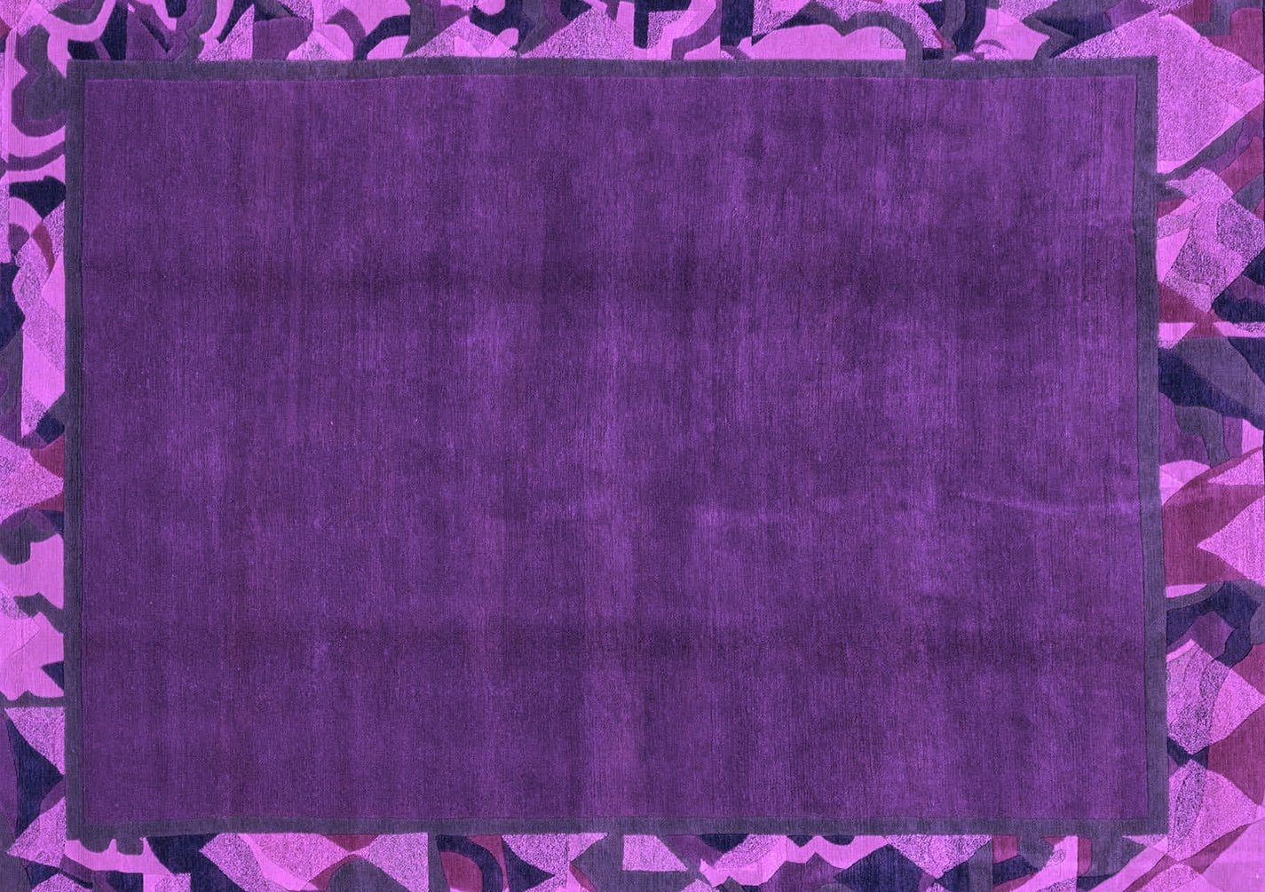 Ahgly Company Indoor Rectangle Abstract Purple Modern Area Rugs, 5' x 8 ...