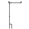 Fasiaou Metal Outdoor Garden Flagpole with Wind Clip and Spring Clips ...