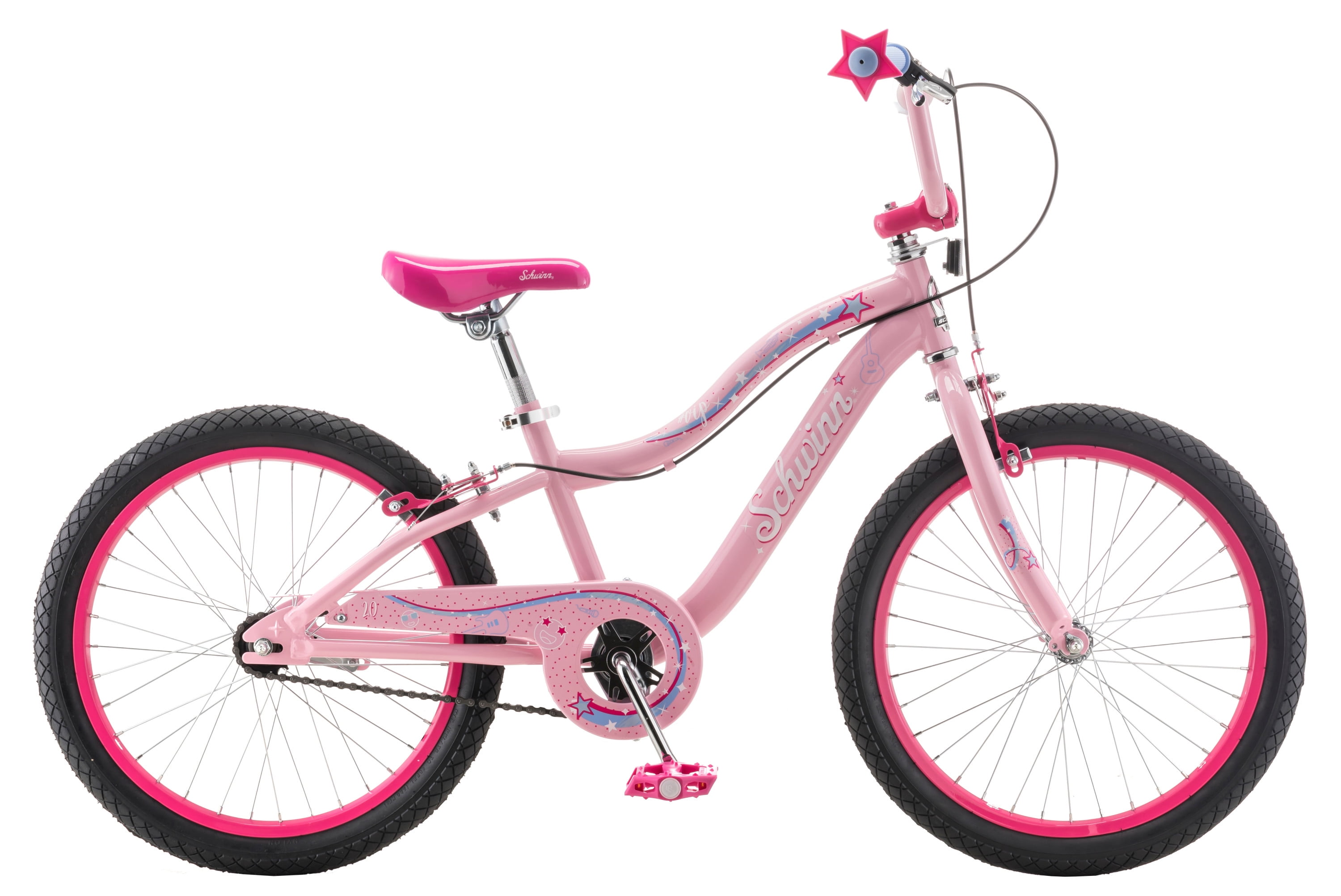 Schwinn VIP Kids Sidewalk Bike 20 inch Wheels Single Speed Pink