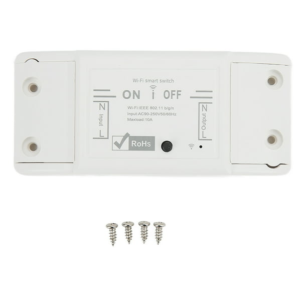 Smart Light Switch Breaker, APP Remote Control Timer Settings Red Blue ...