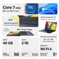 ASUS Vivobook 15 15.6" Touchscreen Laptop, Intel Core 7 150U, 16GB DDR5 ...