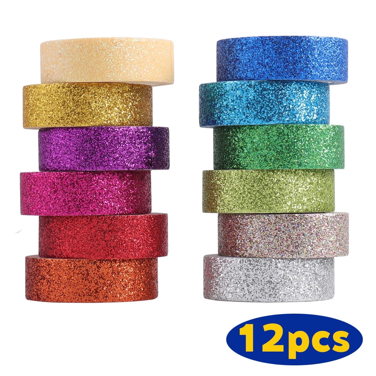 Gold Foil Craft Tape 21-Roll Christmas Washi Tape Set - Holiday ...