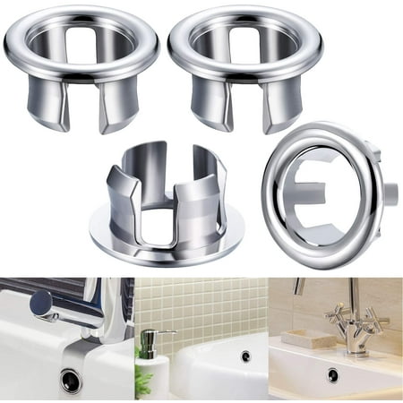 Sink Overflow Ring Round Sink Hole Overflow Cover Basin Trim Overflow ...