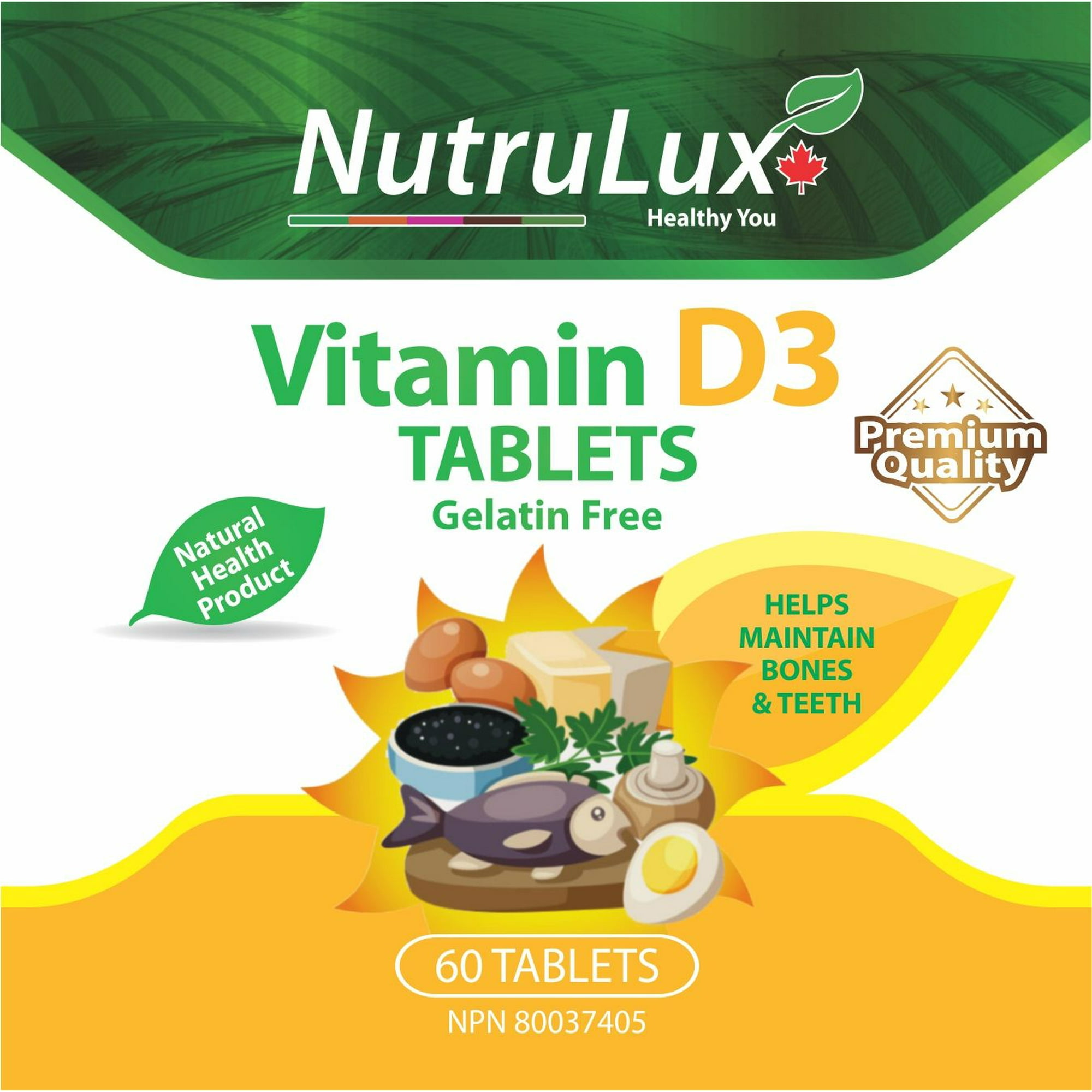 Click here for Nutrulux Vitamin D3 (25 Mg Vitamin D3 ) Halal Gela... prices